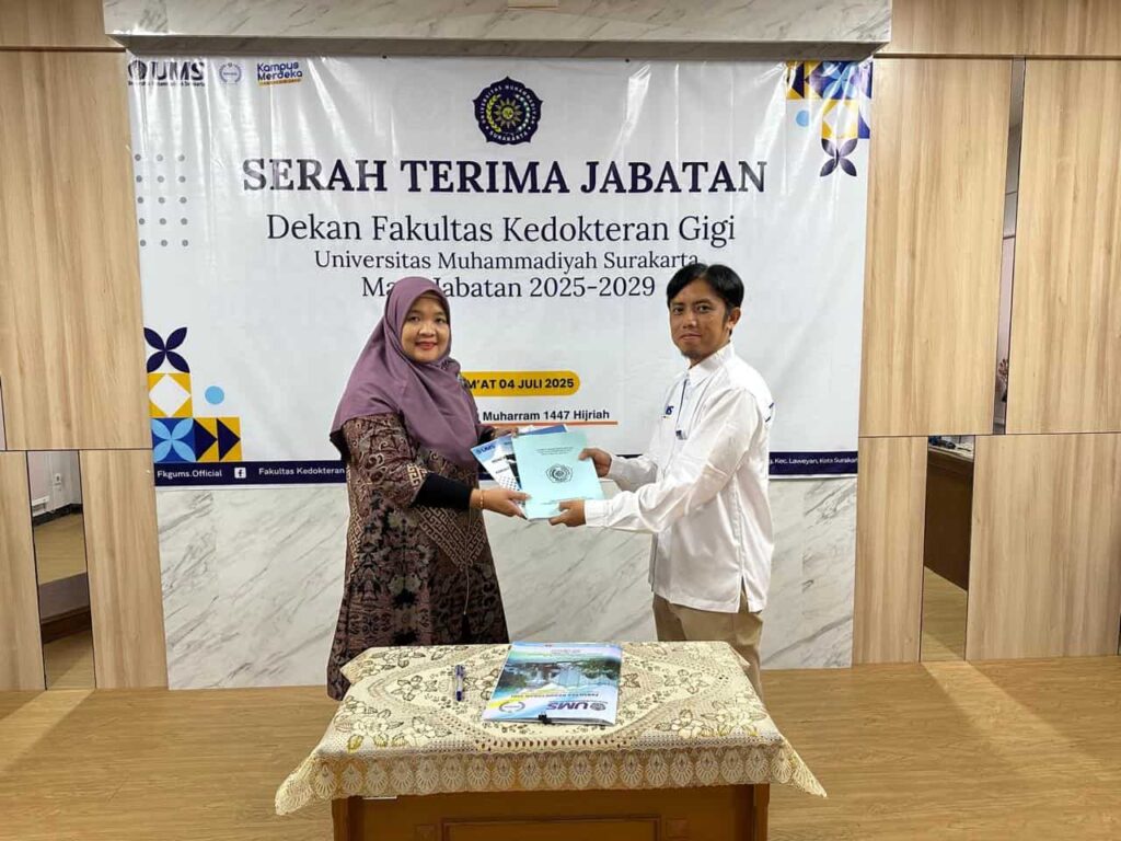 Serah Terima Jabatan Dekan Fakultas Kedokteran Gigi UMS – Fakultas ...